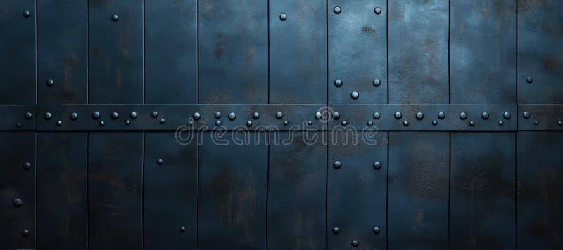 Navy Blue Rusty Iron Wall Texture Background Stock Illustration ...