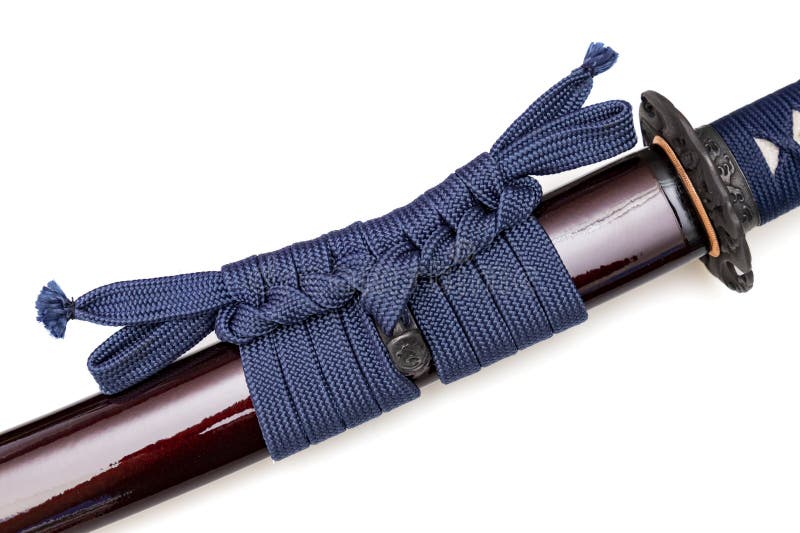 Navy Blue Sageo : Navy Blue Silk Rope for Tying Stock Image - Image of ...