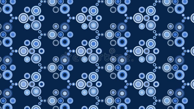 Navy Blue Seamless Circle Background Pattern Graphic Stock Vector ...