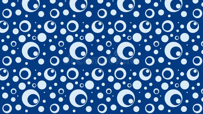 Navy Blue Seamless Circle Background Pattern Graphic Stock Vector ...