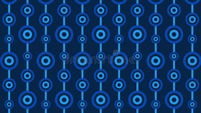 Navy Blue Seamless Circle Pattern Vector Stock Vector - Illustration of ...