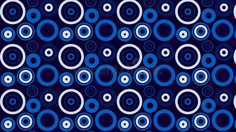 Navy Blue Seamless Geometric Circle Pattern Vector Image Stock Vector - Illustration of pattern ...