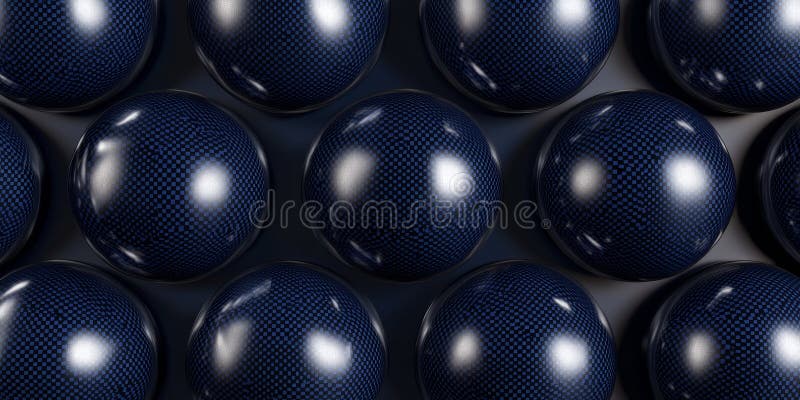 Navy Blue Spherical Carbon Textures Featuring Smooth Glossy Patterns ...