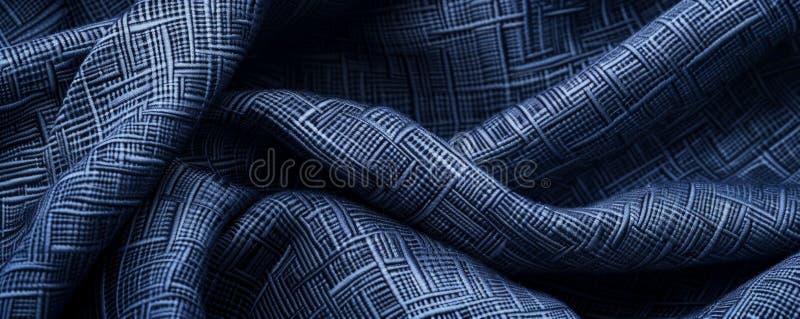 Navy Blue Texture with a Subtle, Basket-weave Pattern, Providing a ...