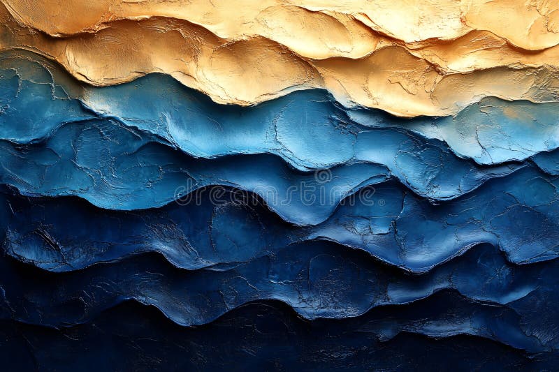 Navy Blue To Teal Gradient Abstract Background. Woven Texture, Soft ...