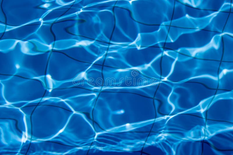 Navy Blue Water in Pool View from Above, Texture or Background Stock ...