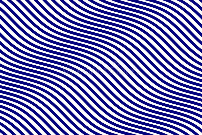 Navy Blue and White Dynamic Motion Wave Stripes Fabric Pattern ...