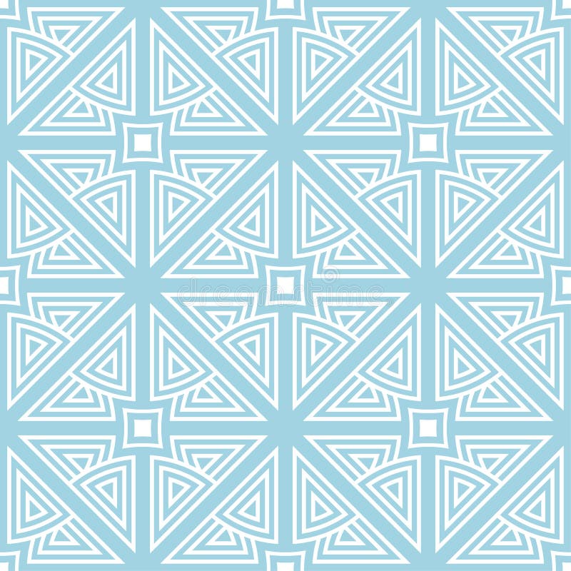 Navy Blue and White Geometric Seamless Pattern Stock Vector ...
