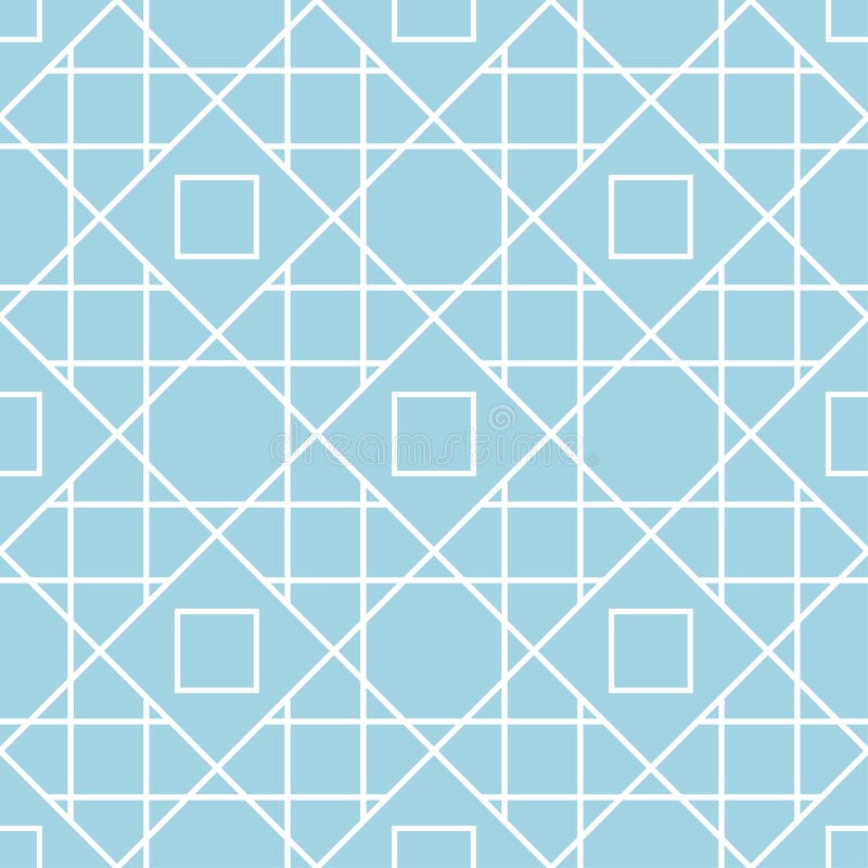 Navy Blue and White Geometric Seamless Pattern Stock Vector ...