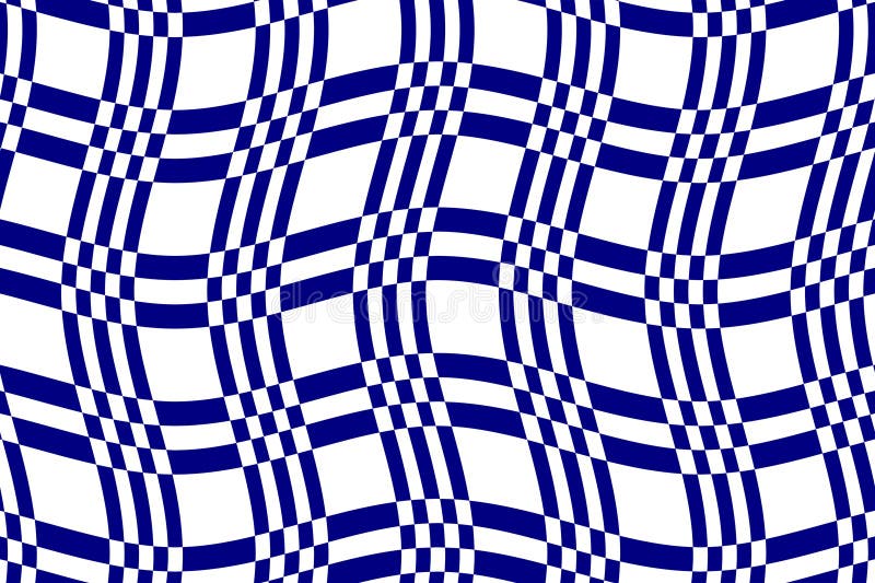 Navy Blue and White Wavy Tartan Plaid Fabric Pattern. Stock Vector ...