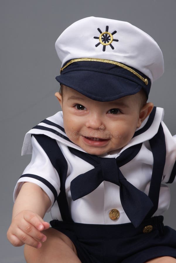 Navy Boy stock photo. Image of baby, smile, family, costume - 28904402