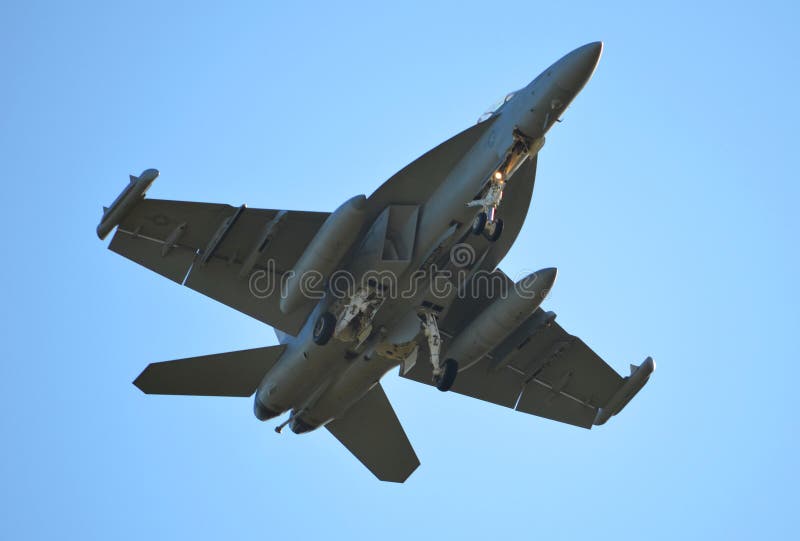 Navy F-18 stock image. Image of aeronautical, airforce - 36535577
