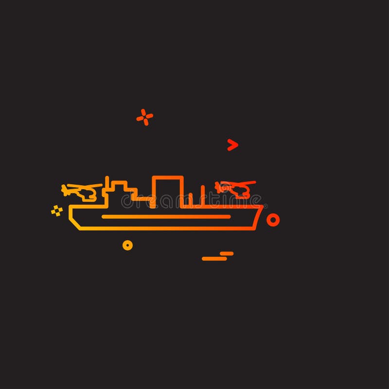 Navy icons design vector stock vector. Illustration of emblem - 132404573