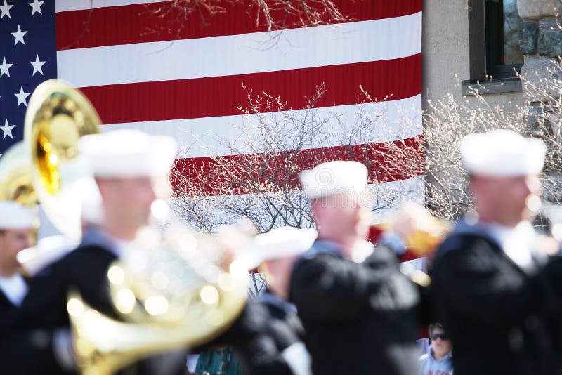 Navy Marching Band stock image. Image of american, milletary - 40246257