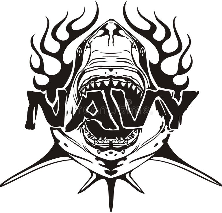 NAVY Military Design - Vector Illustration. Stock Vector - Illustration ...
