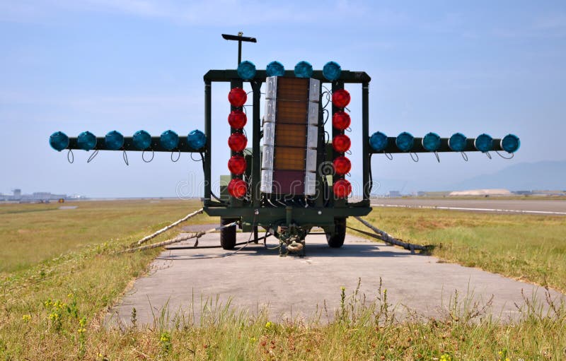 Navy Optical Landing System FLOLS/Meatball Stock Photo - Image of flols, naval: 108132782