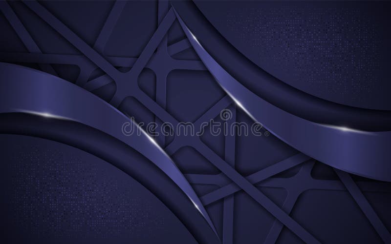 Navy Purple with Abstract Textured Layer Background Design Stock Vector ...