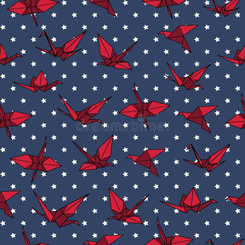 Crane Origami Illustration, Drawing, Engraving, Ink, Line Art, Vector ...