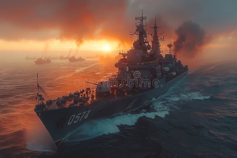 Navy S Mighty Atomic Cruiser a Powerful Warship for State Defense and ...