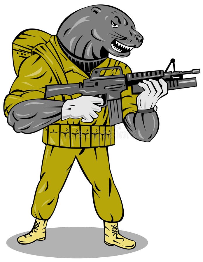 Navy Seal Game Animation Sprite Stock Vector - Illustration of army ...