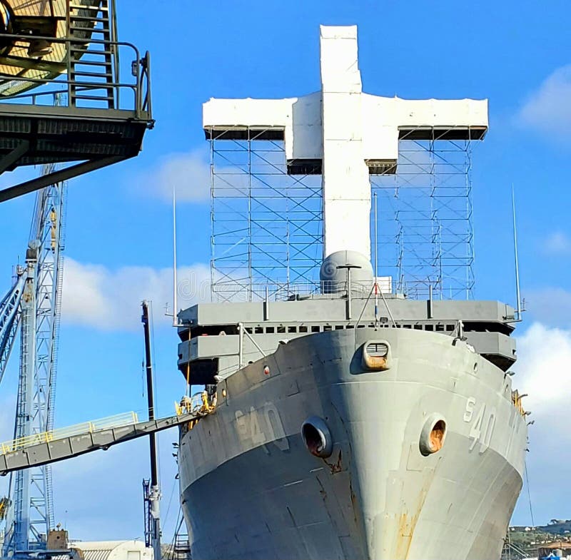 Navy Ship Docked at Mare Island, Vallejo, CA Editorial Image - Image of ...