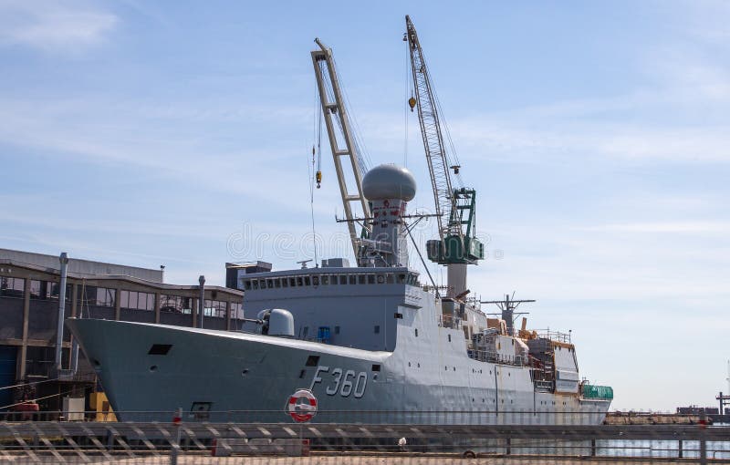 Navy Ship in Fredrikshamn Denmark Editorial Photography - Image of ...