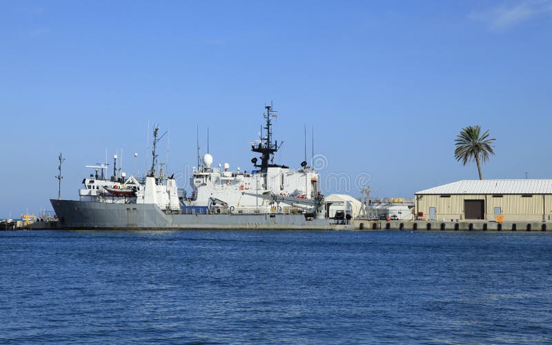 Navy Ship at Key West Seaport Stock Photo - Image of sailboat, ship ...