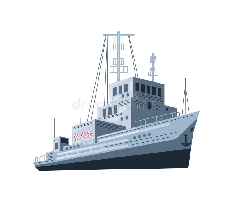 Navy ship military stock vector. Illustration of transportation - 351857162