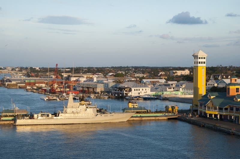 Bahamas Navy Ships in Nassau Stock Photo - Image of transportation ...