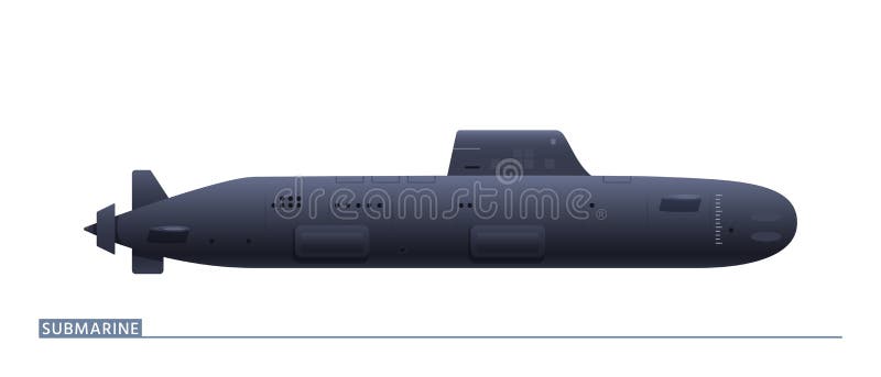 Navy Submarine. Navy Submarine Just Isolated on a White Background ...