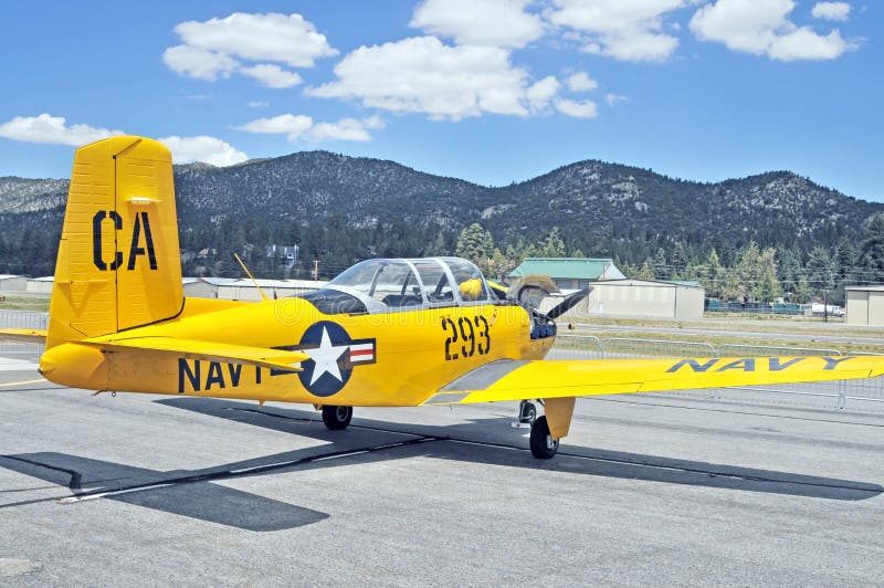 Navy Trainer Airplane editorial stock photo. Image of navy - 61430243