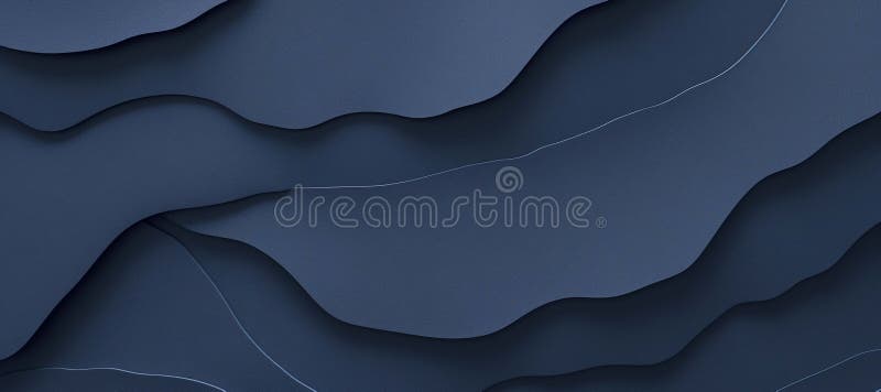 Navy Wave Pattern Background, Curve, Wall Stock Illustration ...
