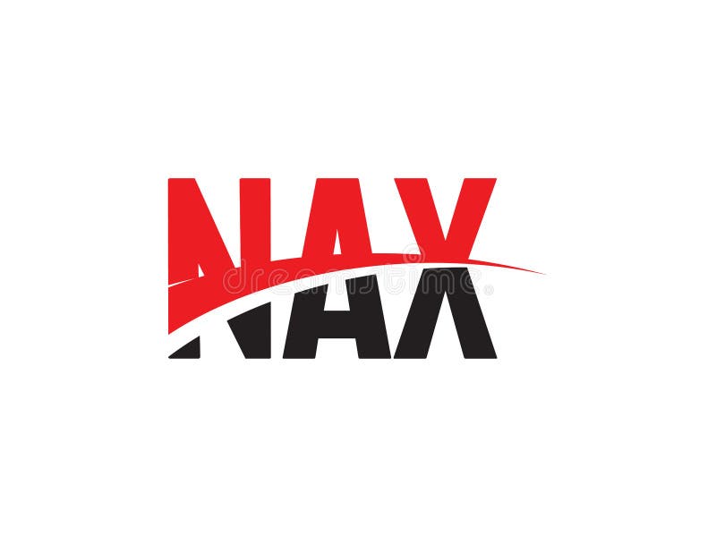 NAX Letter Initial Logo Design Vector Illustration Stock Vector ...