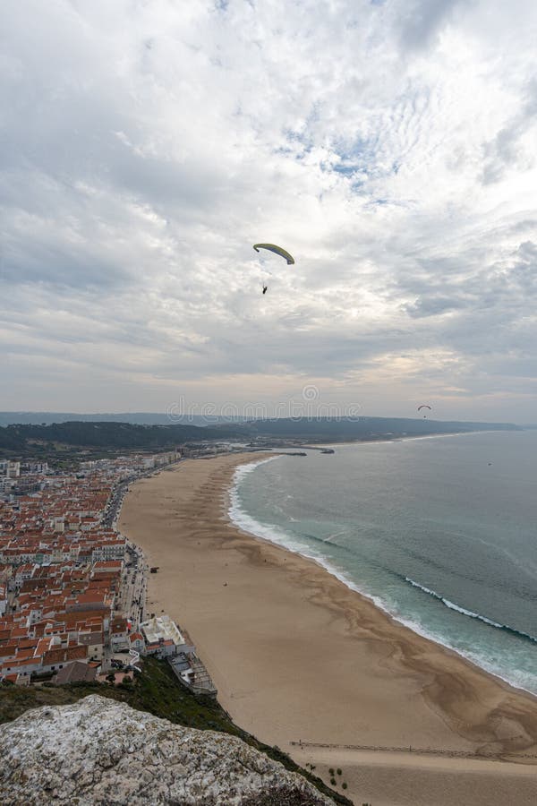 Nazare stock image. Image of stone, tourism, surf, coast - 180887649