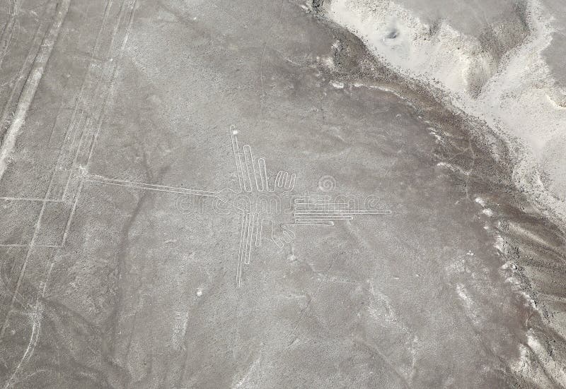 Nazca Geoglyph - the Hummingbird Stock Photo - Image of culture, flight ...