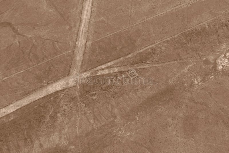 Nazca Lines, Aerial View, Peru Stock Photo - Image of drawing, line ...
