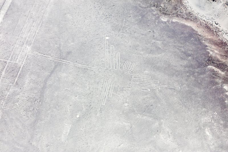 Nazca Lines from the Aircraft Stock Photo - Image of candelabra, aerial ...