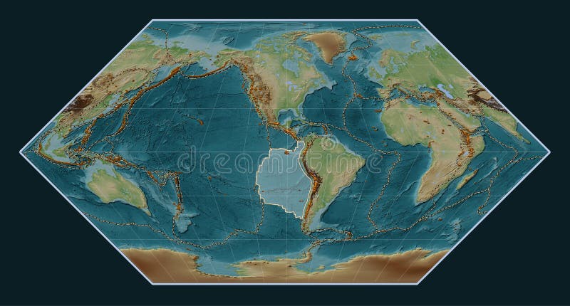Nazca Tectonic Plate. Wiki. Eckert I. Volcanoes and Boundaries Stock ...