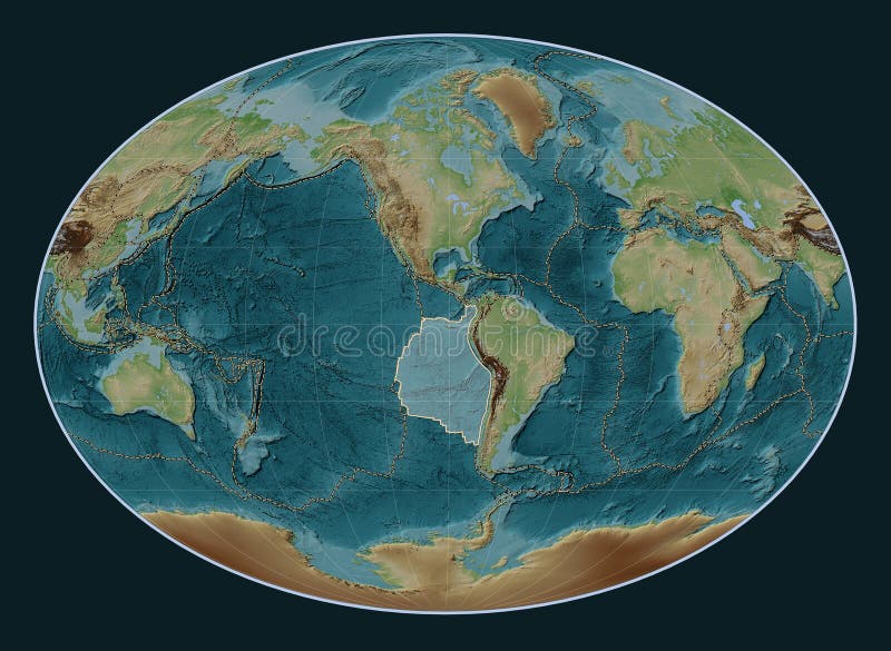 Nazca Tectonic Plate. Wiki. Fahey. Boundaries Stock Illustration ...