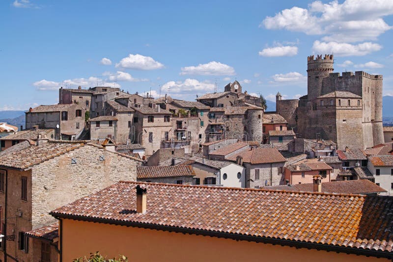 Nazzano, the old village stock image. Image of medieval - 201480727