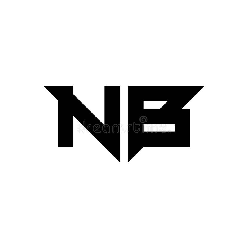 NB Logo Monogram Design Template Stock Vector - Illustration of name ...