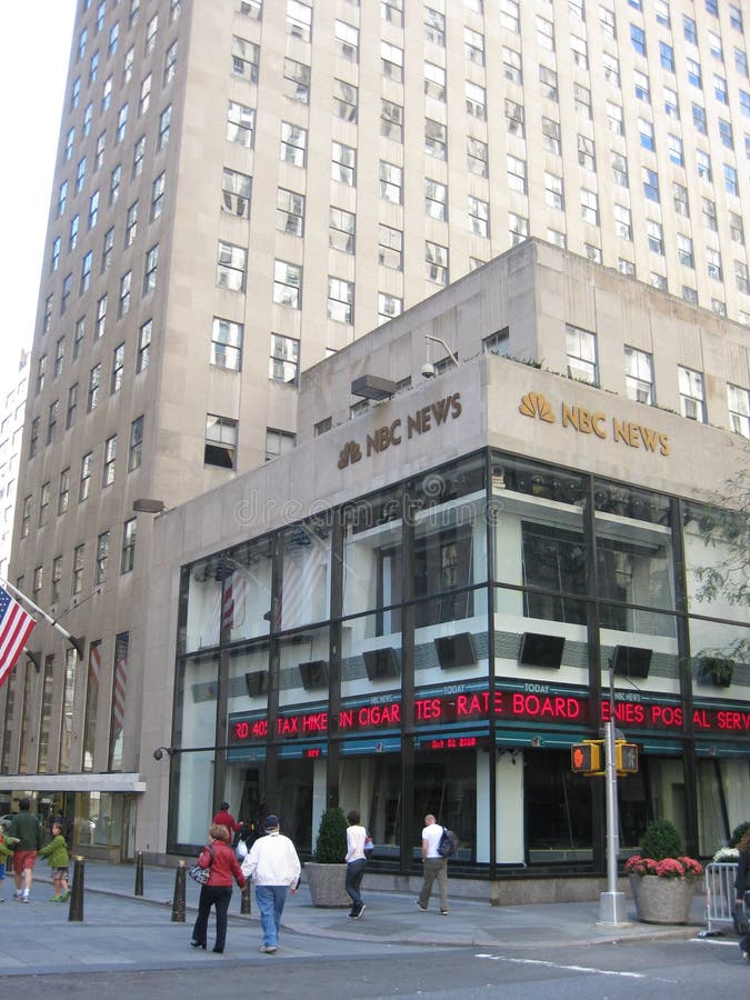 NBC News editorial stock image. Image of york, corner - 20347904
