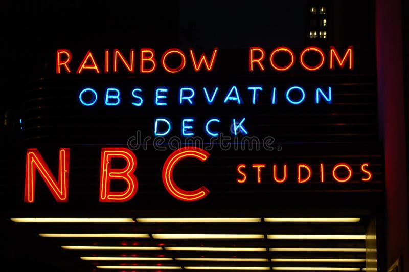 NBC Studios in New York editorial image. Image of rainbow - 20615070