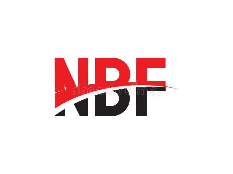 NBF Letter Initial Logo Design Vector Illustration Stock Vector ...