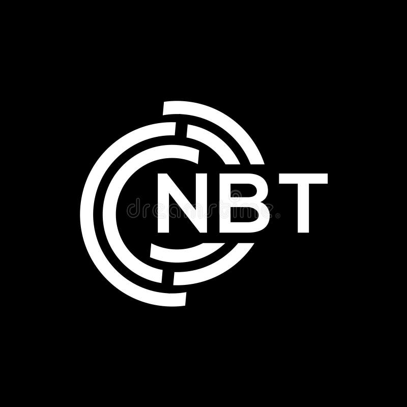 NBT Letter Logo Design on Black Background.NBT Creative Initials Letter ...