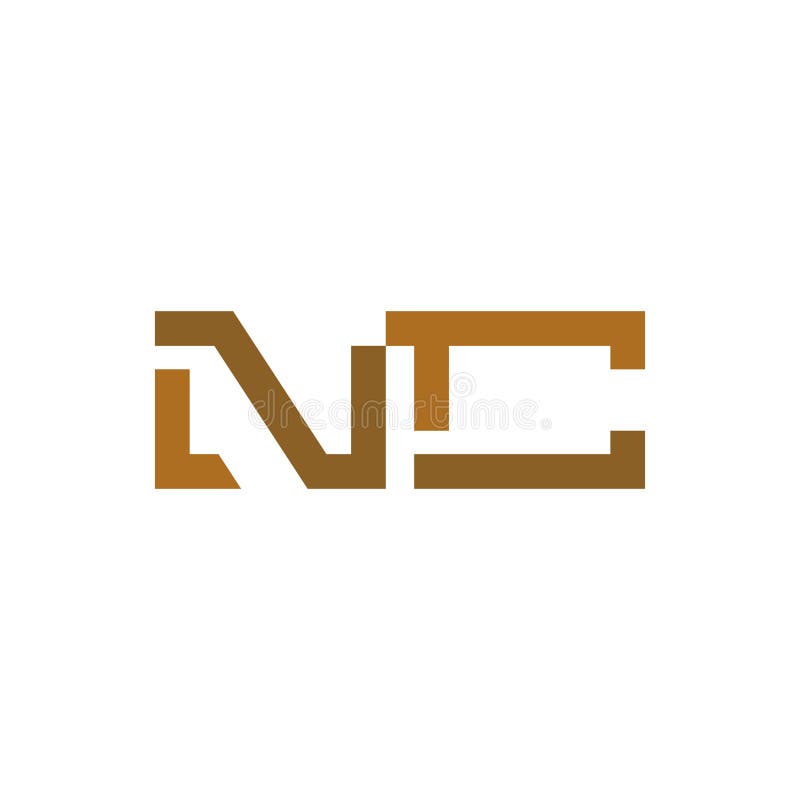 Nc Initial Letter Vector Logo Icon Stock Vector - Illustration of ...
