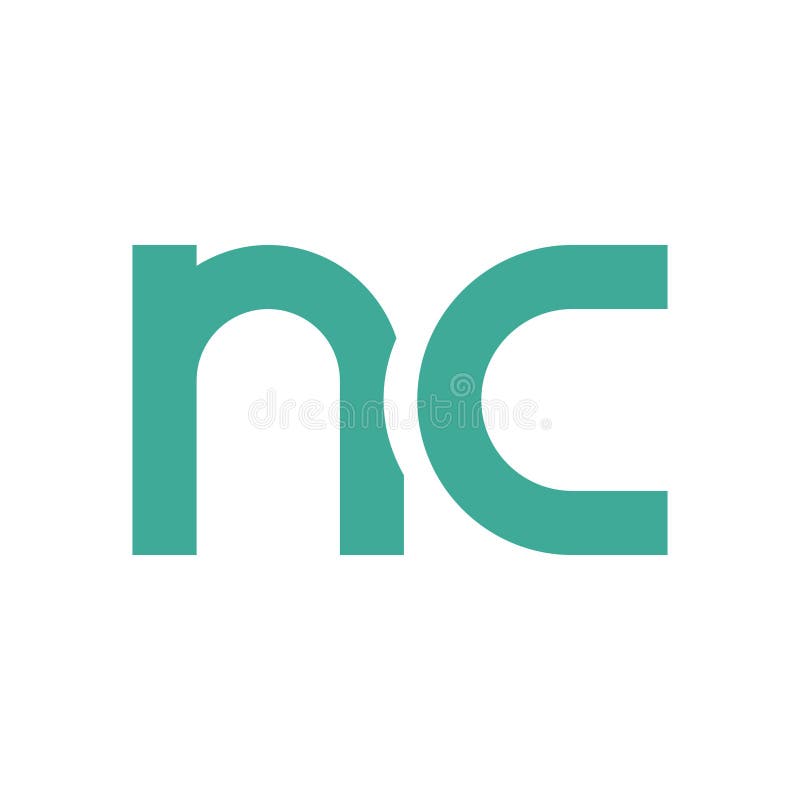 Nc Initial Letter Vector Logo Icon Stock Vector - Illustration of ...