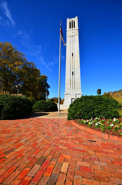 NC State Bell Tower stock photo. Image of monument, bell - 21978328