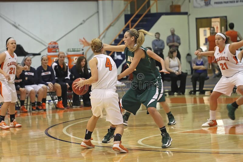 NCAA Girls Basketball editorial stock image. Image of pass - 28440309