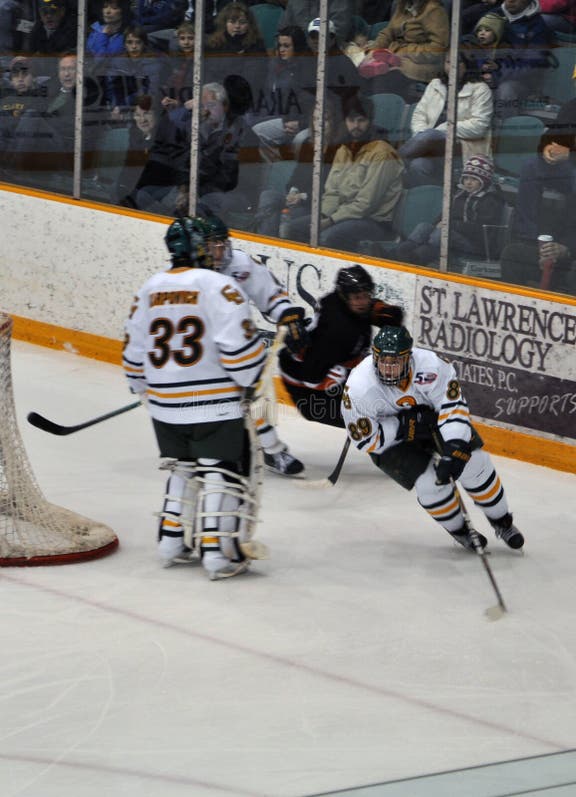 NCAA Ice Hockey Game editorial image. Image of ecac, face - 18128895